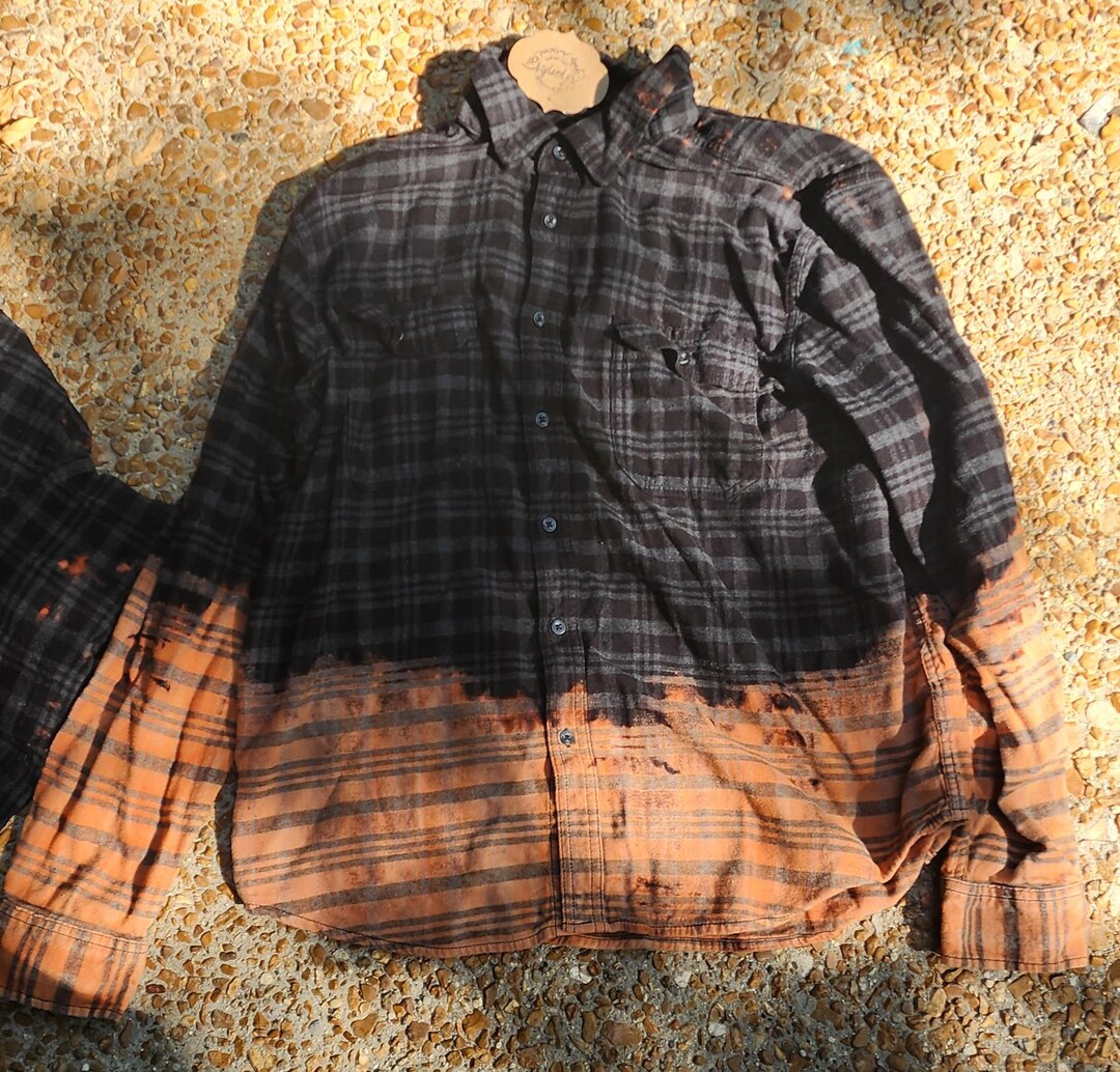 XL Fall/halloween Inspired Upcycled Flannels Size - Etsy