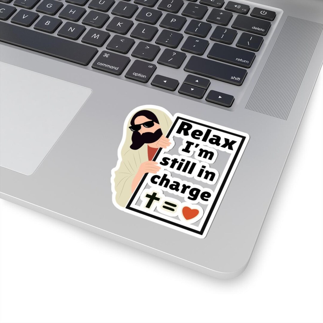 Funny Jesus Sticker | Christian Humor Vinyl Decal - Etsy