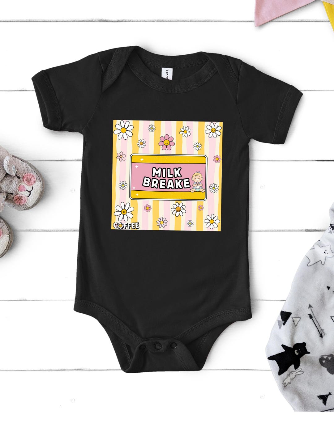 Milk Break Baby Onesie | Matching Mommy & Me Outfit - Etsy