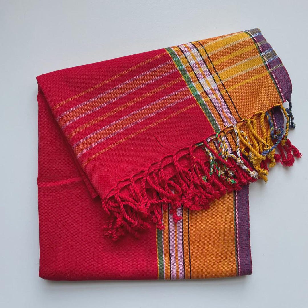 African Kikoy Sarong: Hand-knotted Kenyan Cotton Wrap - Etsy