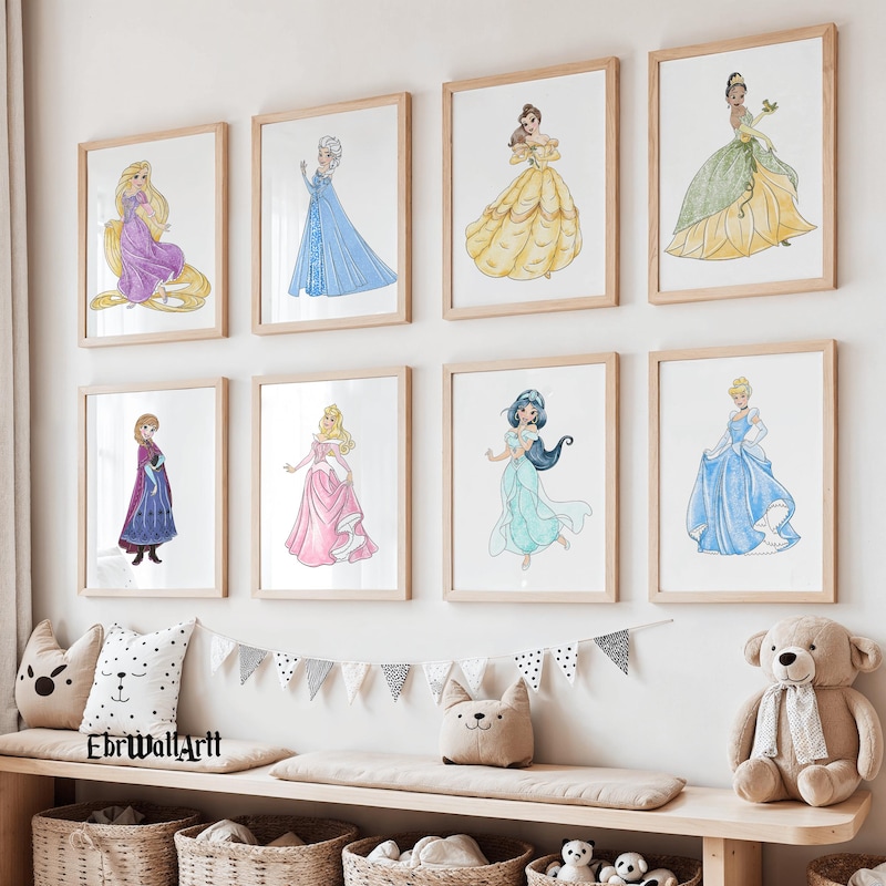 Princess Painting Prints - Etsy