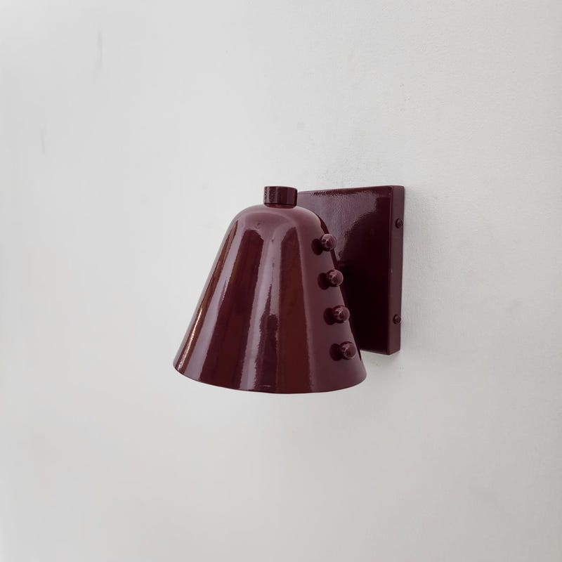 Red Space Age Sconce - Etsy