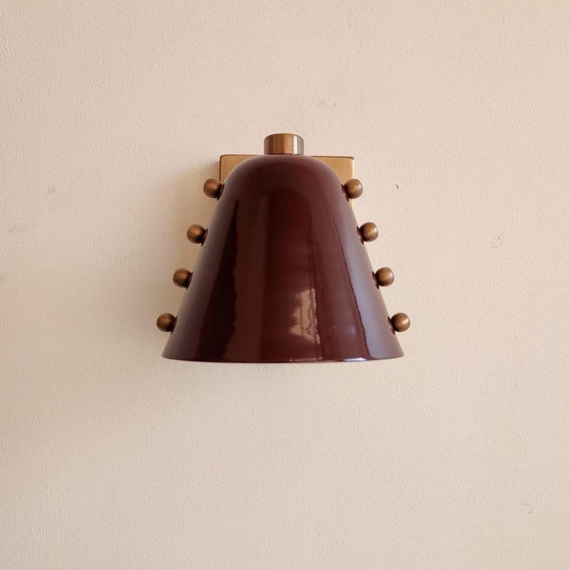 Rivets Wall Sconce - Etsy