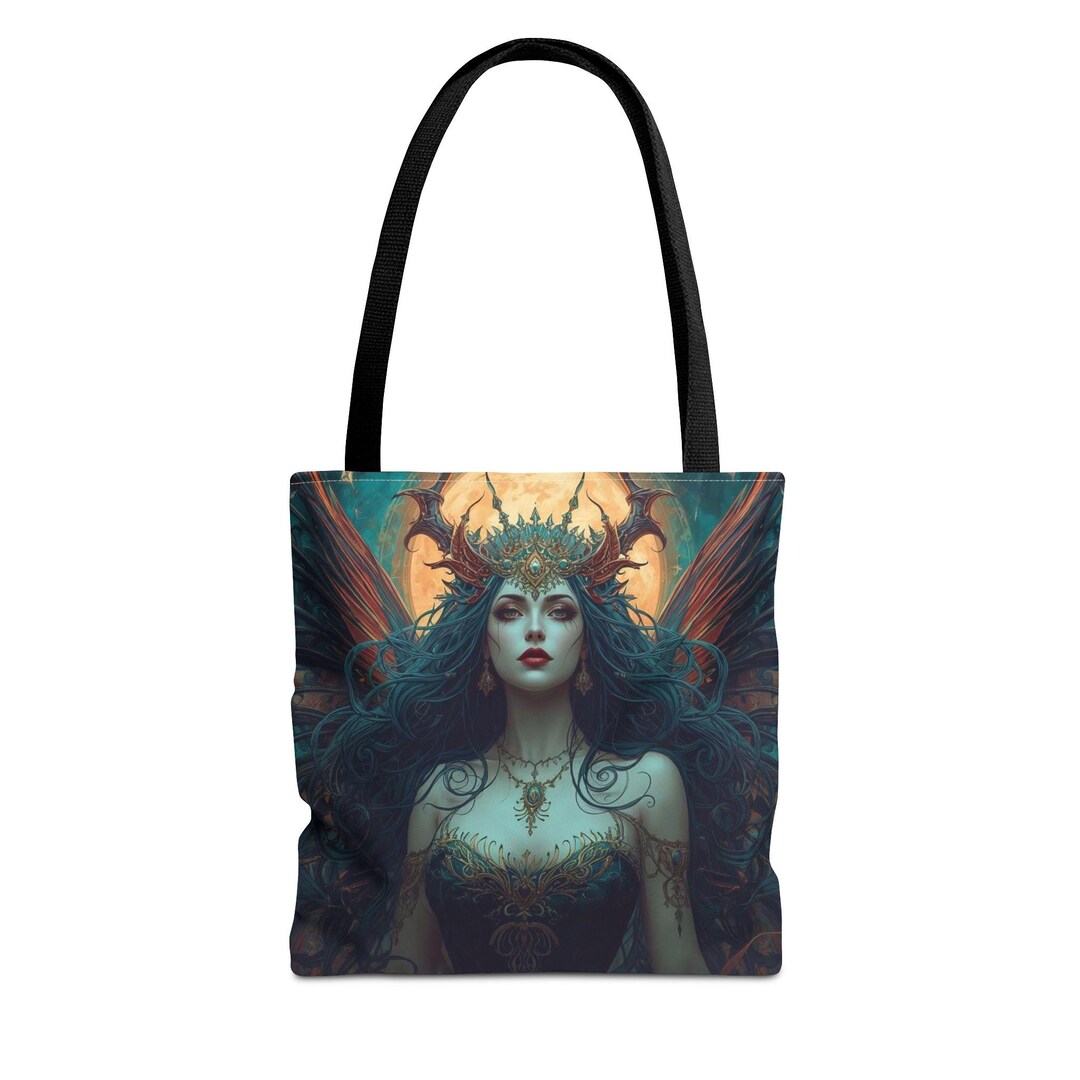 Mystical Goddess Art Tote Bag - Witchy Fantasy Design - Etsy