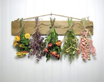 Distinctive Dried Floral Wreaths Racks & by summersweetboutique
