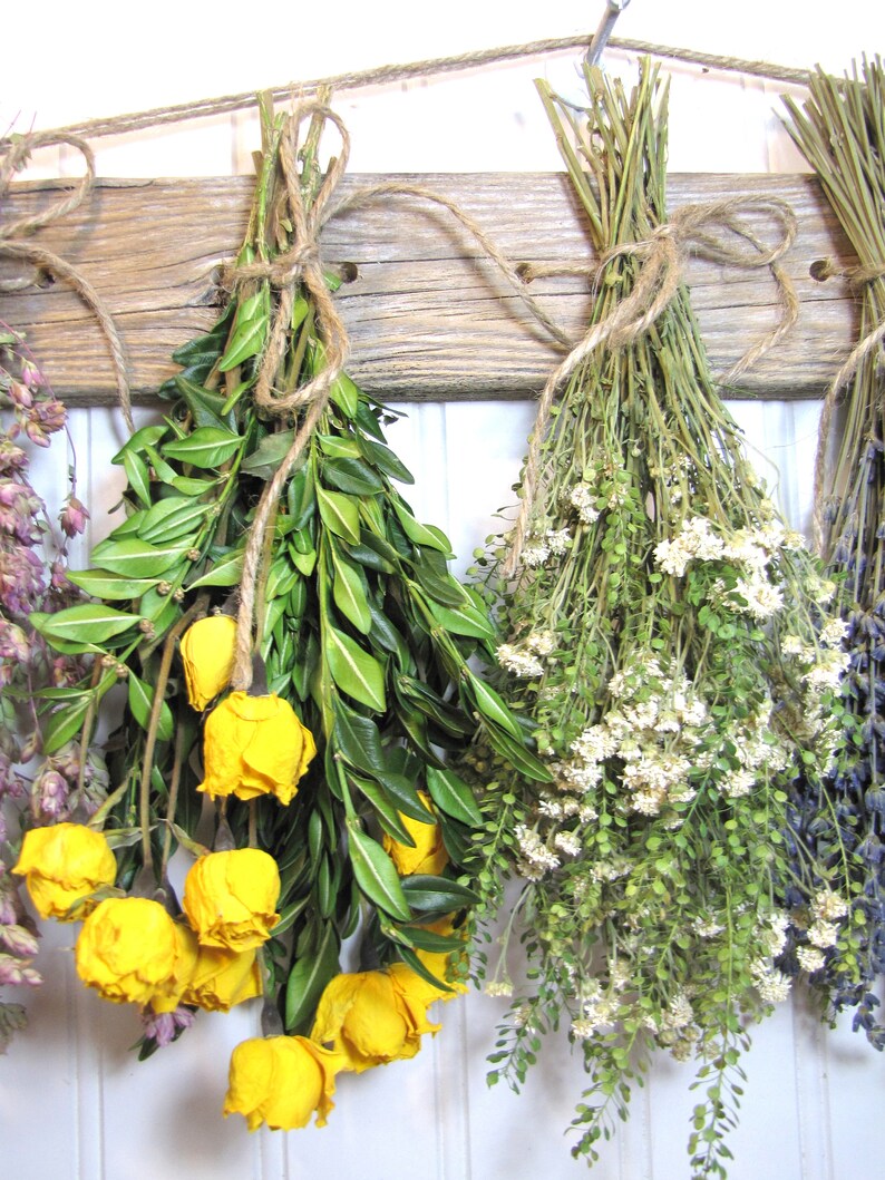 Fragrant Dried Flower Rack Farmhouse Style Dried Flower - Etsy