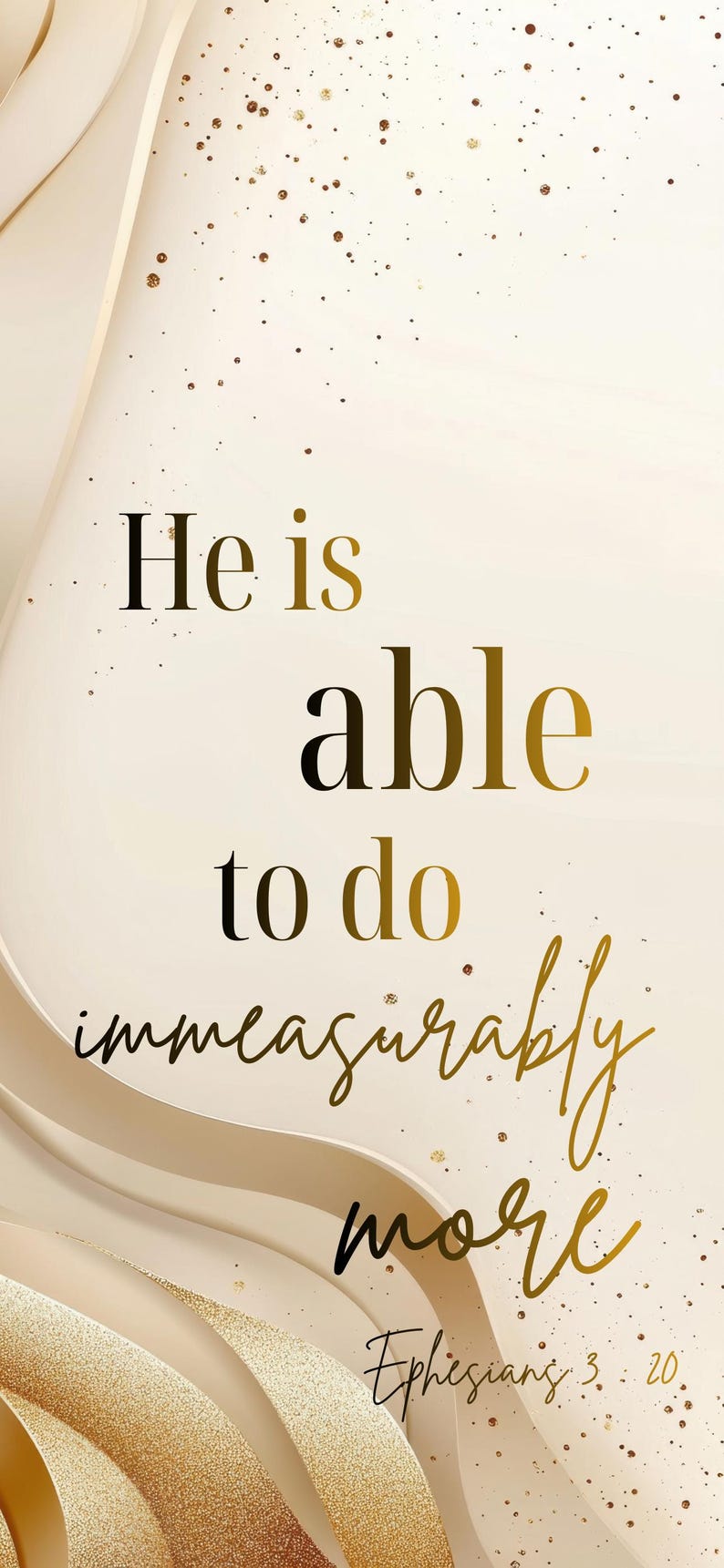 Christian Phone Wallpaper – Bible Verse Wallpaper - He is Able to Do ...