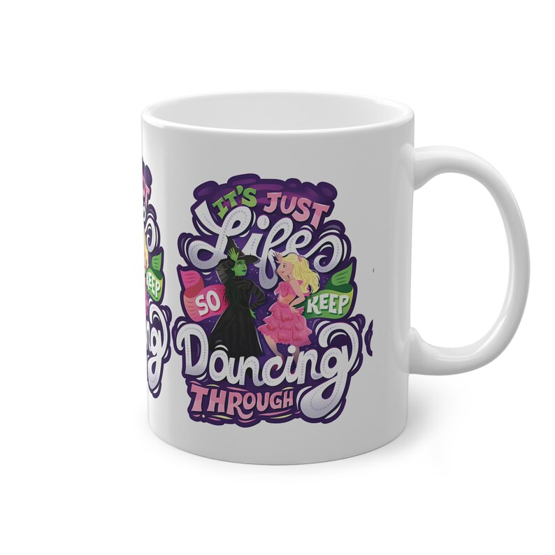 Glinda and Elphaba Dance, Changed for Good, Defying Gravity Mug ...