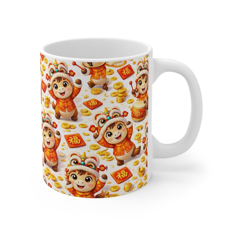 2026 Chinese New Year Fire Horse Mug, Lunar New Year Gift, Customised ...