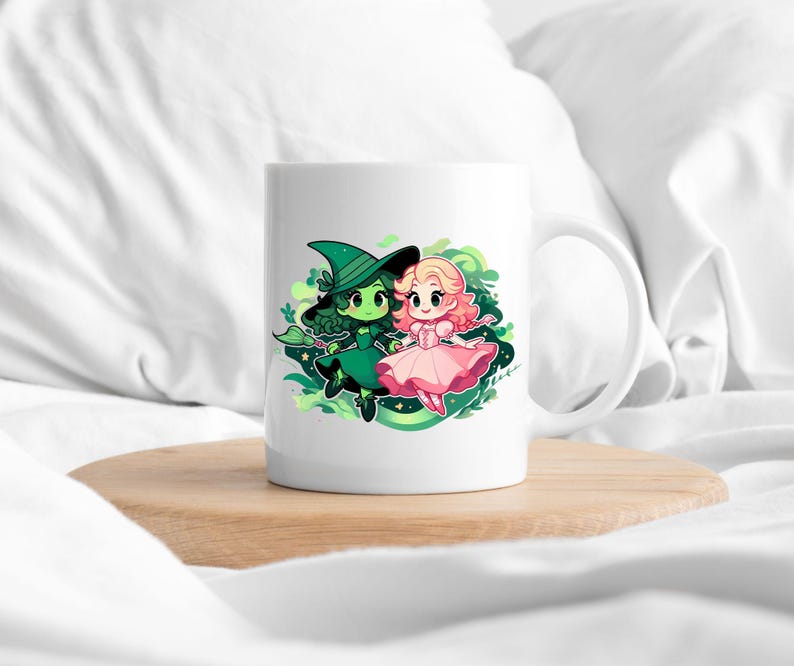 Glinda and Elphaba Personalised Mug, Oz, Changed for Good, Wicked ...