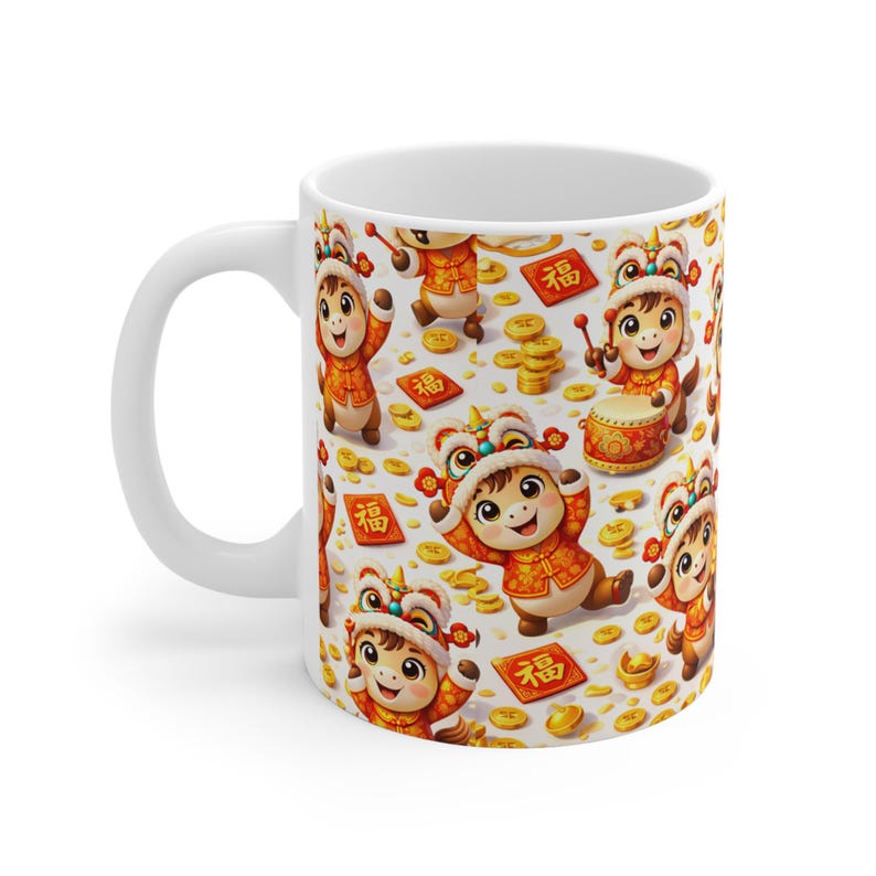 2026 Chinese New Year Fire Horse Mug, Lunar New Year Gift, Customised ...