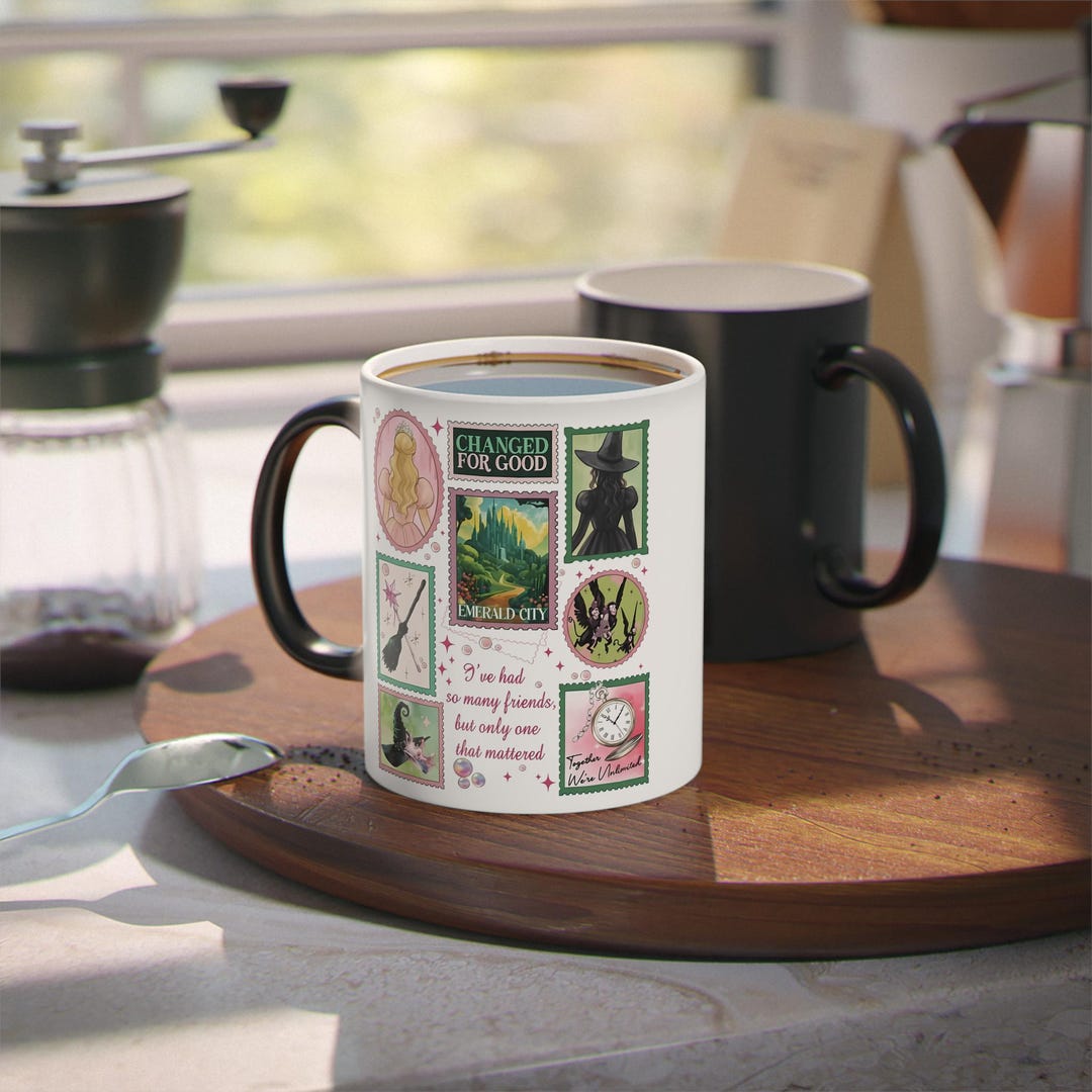 Changed for Good, Wicked, Defying Gravity Mug, Colour Changing Mug ...