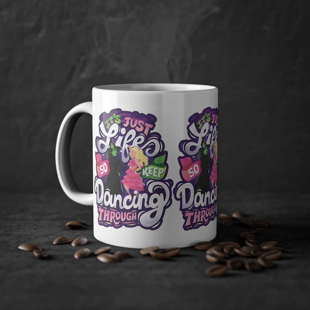 Glinda and Elphaba Dance, Changed for Good, Defying Gravity Mug ...