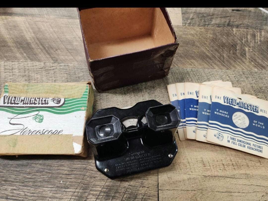 Vintage Sawyer's View Finder Stereoscope With Wonders of the World Koda ...