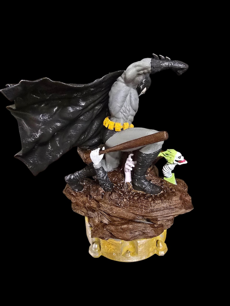 Batman Joker Takes Possession Scene Fan Art Figurine - Etsy