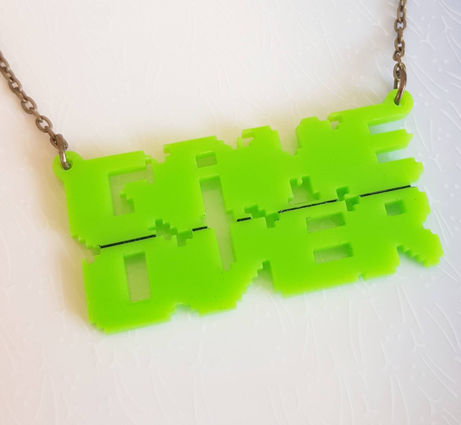 Game Over Necklace Gamer Jewelry Video Game Lover Gift - Etsy