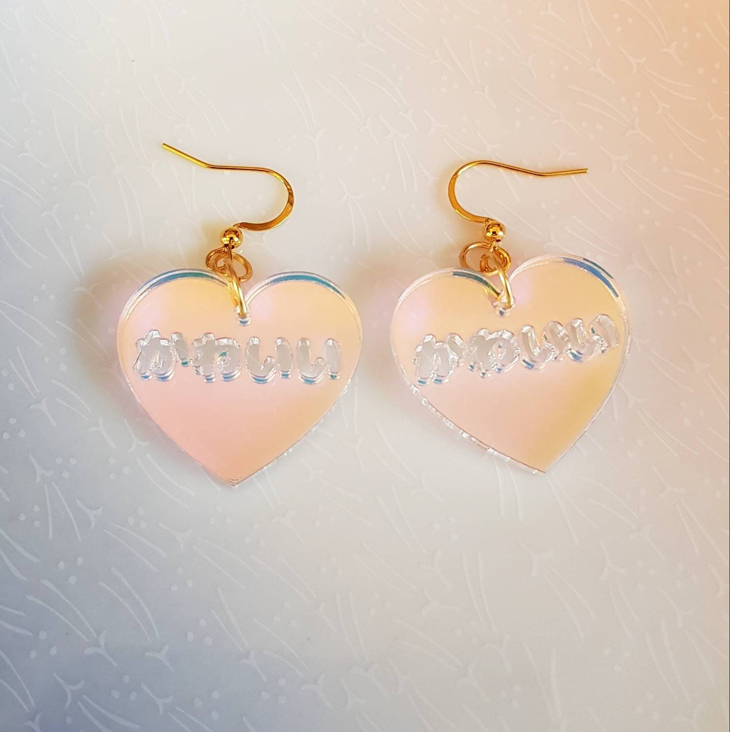 Kawaii Word Earrings Choice of Colour Hiragana Japanese - Etsy UK