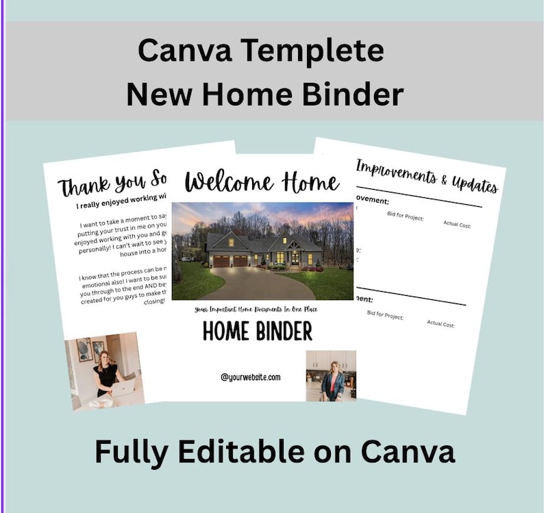 Welcome Home; Home Binder for Closing Gift - Etsy