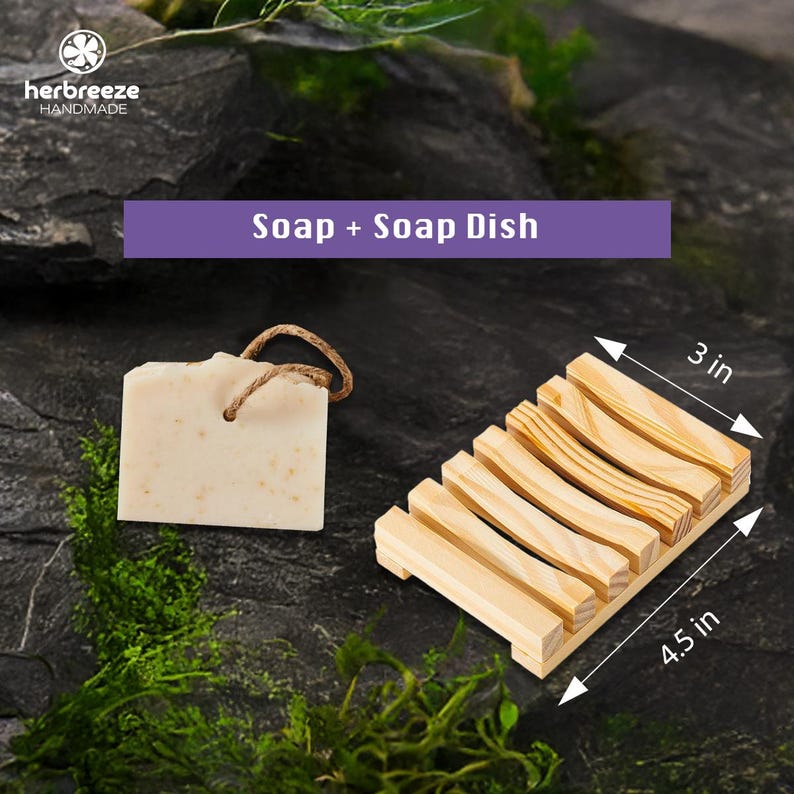 Goat Milk Oatmeal Soap Bar | Eczema Sensitive Skin Natural Cleanser ...