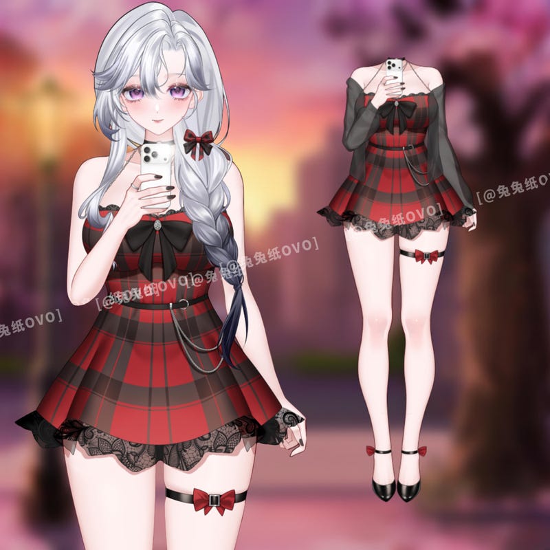 Live 2d Asset Dress - Etsy