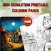Quiet Rural Village Scenes Coloring Pages – 600+ Printable Country ...