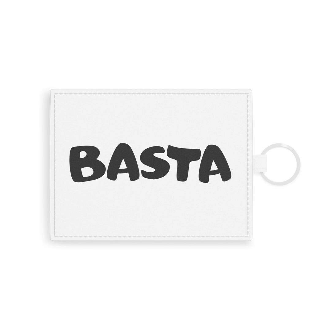 BASTA Card Holder - IYKYK Series #1 Good-looking Faux Saffiano Leather ...