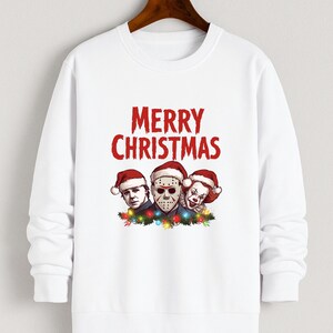 Merry Christmas Horror Design | DIY Holiday Flyer | Printable Scary ...