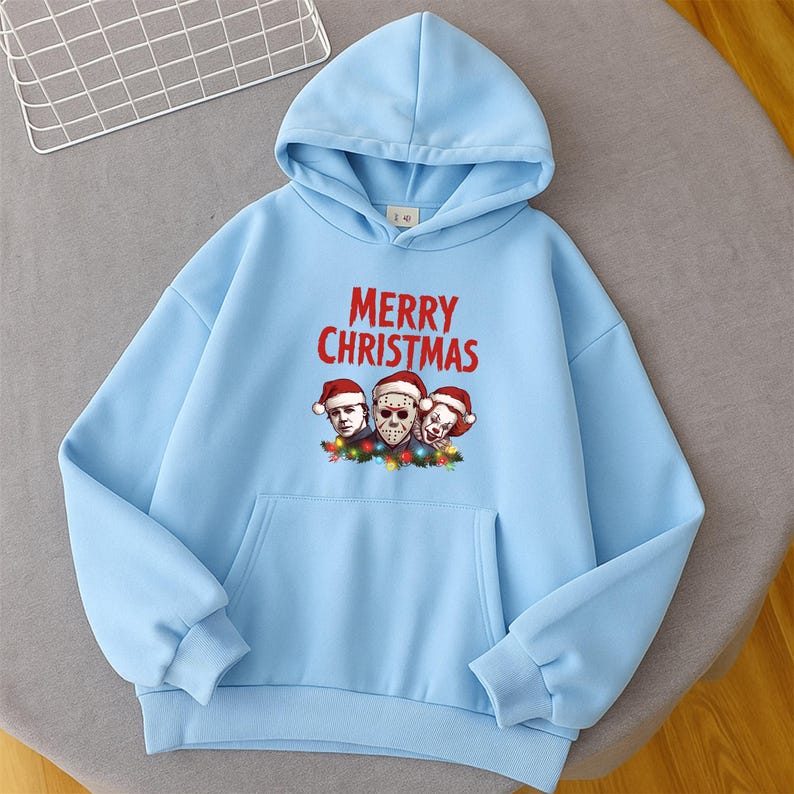 Merry Christmas Horror Design | DIY Holiday Flyer | Printable Scary ...