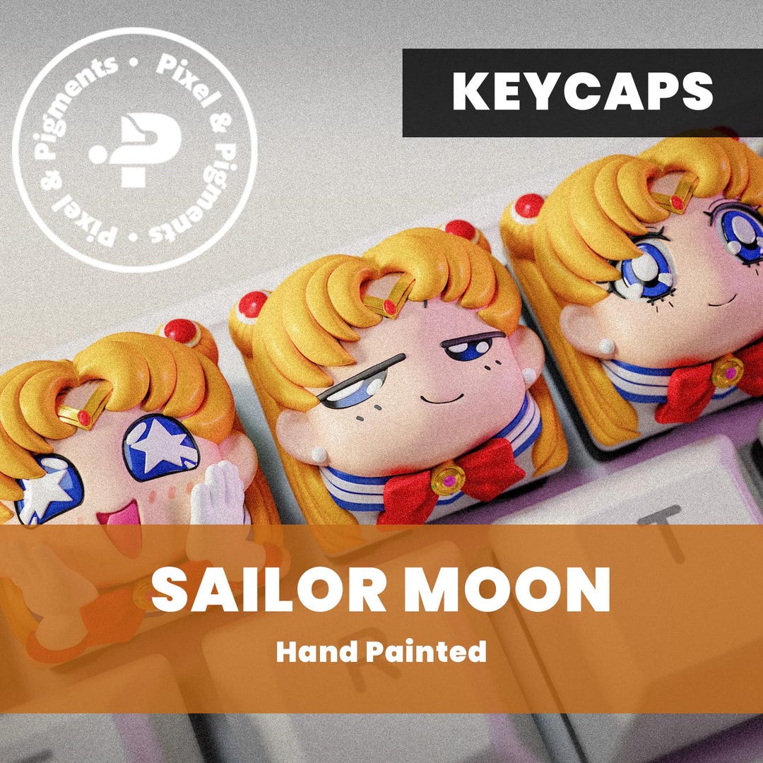 Keycaps - Manga Magician - Hand Painted - Etsy