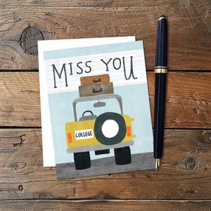 College Care Package Notecards, Cards to Send to Son at College, Note ...