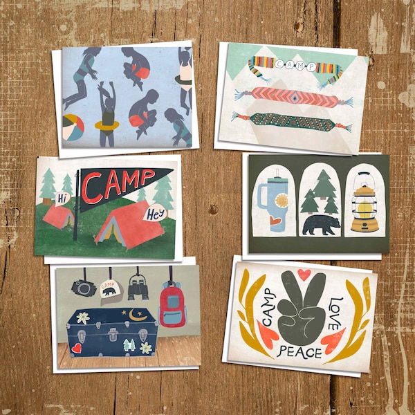 Camping Card - Etsy