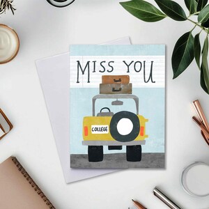 College Care Package Notecards, Cards to Send to Son at College, Note ...