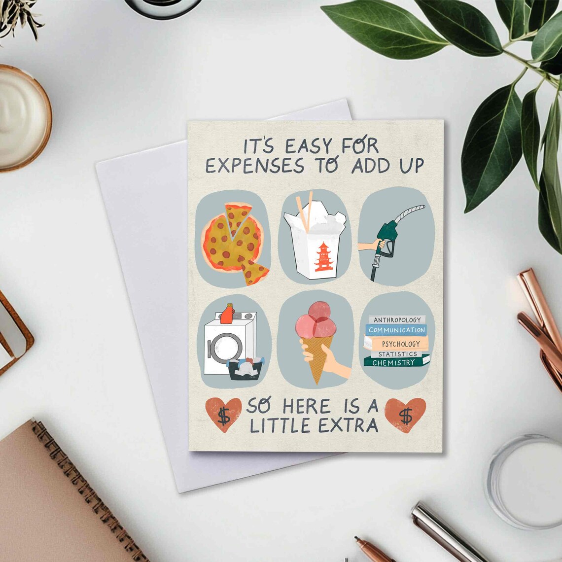 College Care Package Card for College Student Greeting Card for Kid at ...