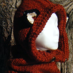 Fantasy Fox Cowl With Hood Size Teen/adult, MADE to ORDER, Custom ...