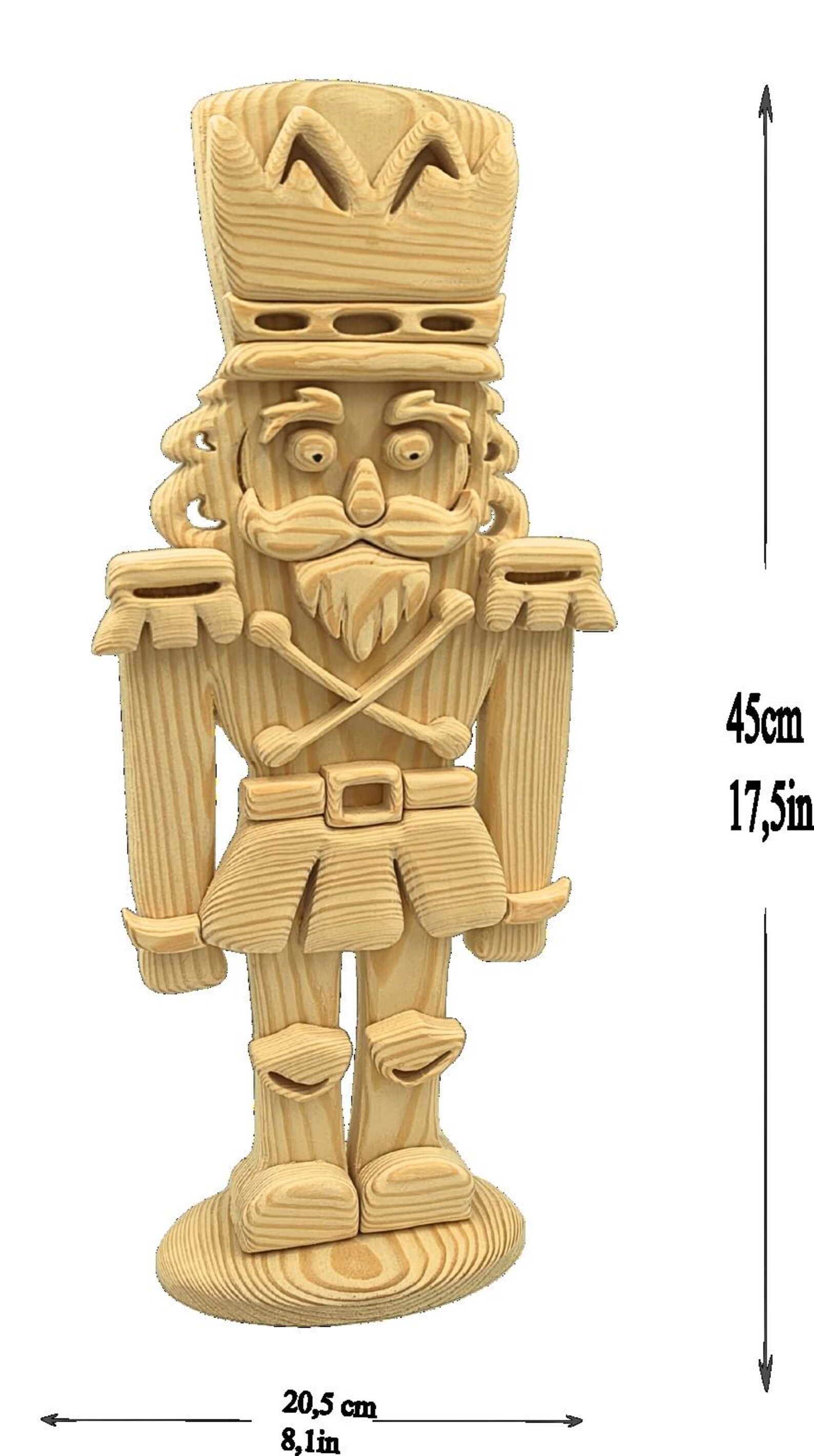 Woodworking | Scroll Saw Pattern | Nutcracker PDF SVG | Rustic Holiday ...