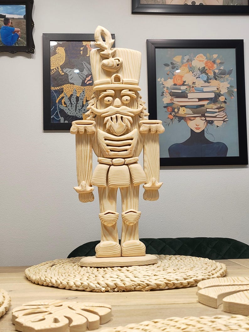 Woodworking | Scroll Saw Pattern | Nutcracker PDF SVG | Rustic Holiday ...