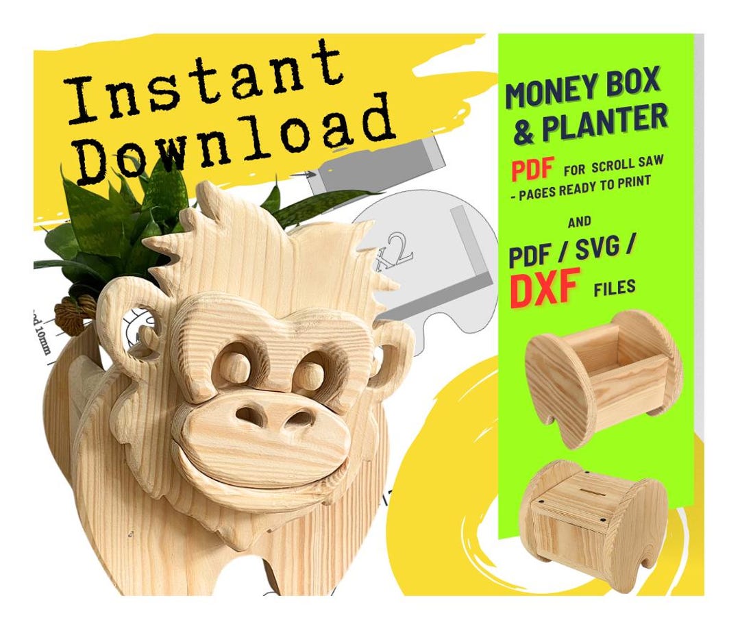 Woodworking Monkey No.1 Design for Unique Home & Garden Decoration ...