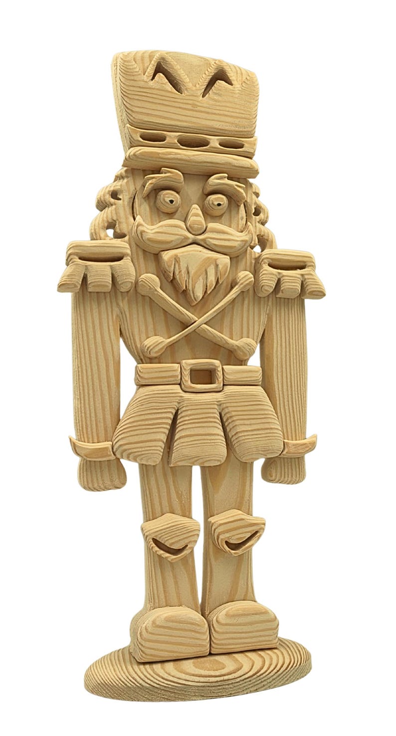 Woodworking | Scroll Saw Pattern | Nutcracker PDF SVG | Rustic Holiday ...