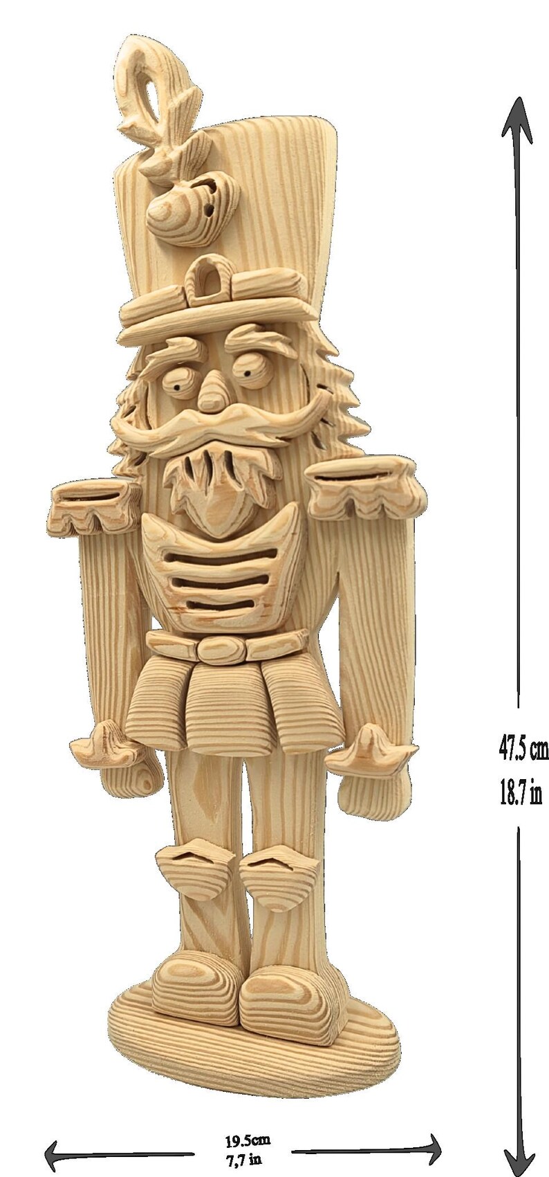 Woodworking | Scroll Saw Pattern | Nutcracker PDF SVG | Rustic Holiday ...
