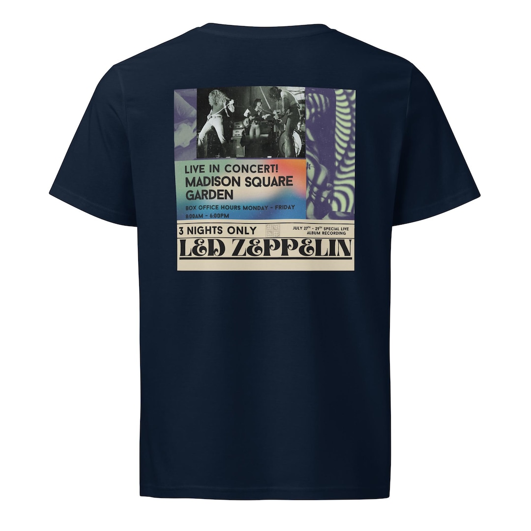 Led Zepp Madison Square Garden Flyer - Unisex Organic Mid-light T-shirt ...