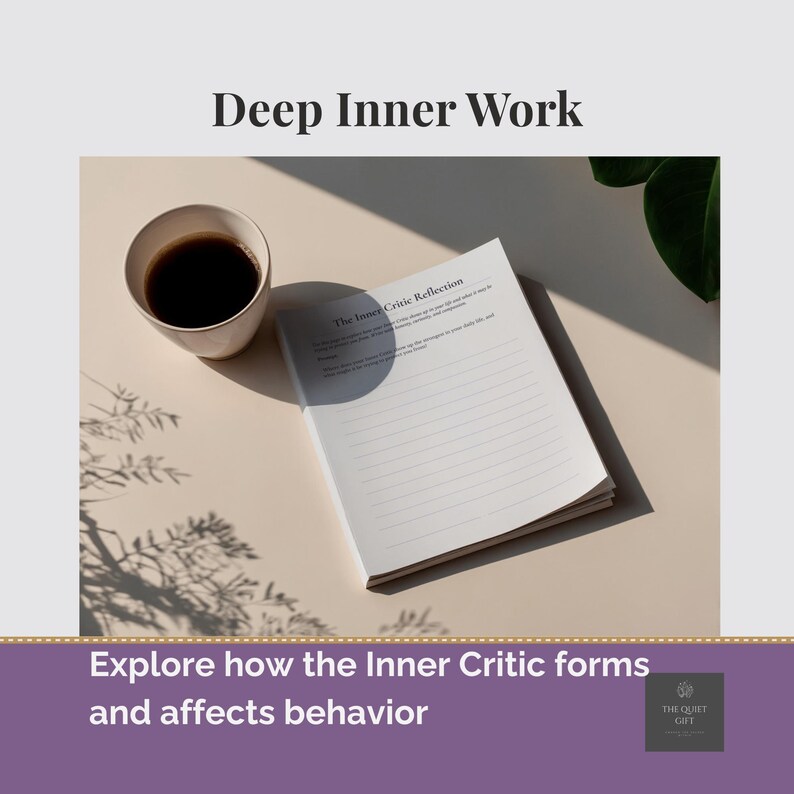 Inner Critic Archetype Workbook Shadow Work Printable Teaching ...