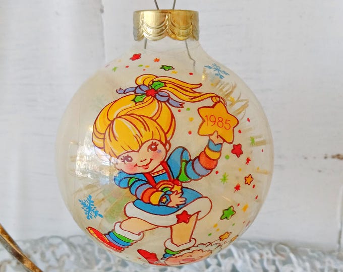 Vintage 1985 Rainbow Brite and Friends Christmas Ornament in Original ...