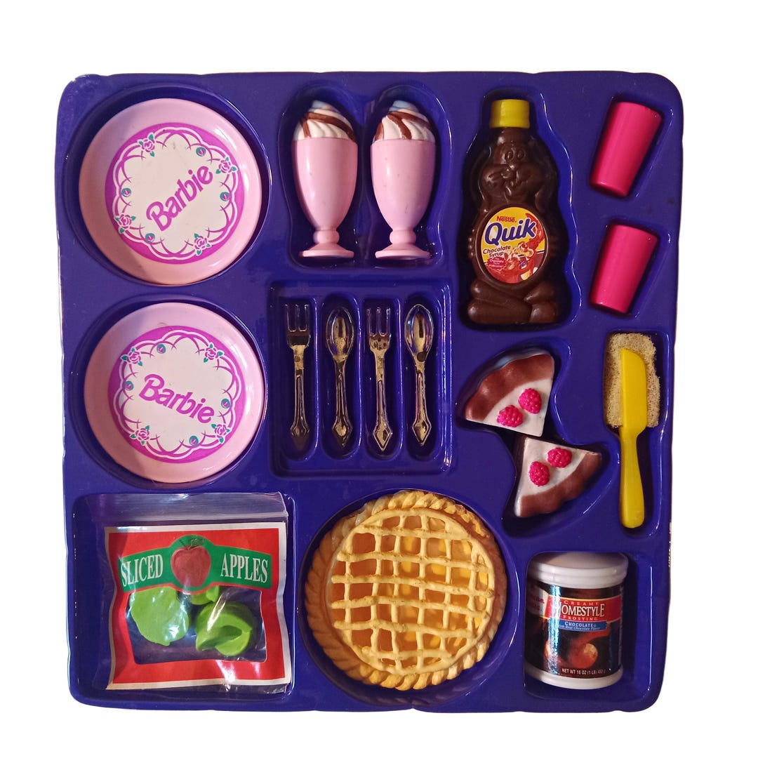1997 Barbie Cooking Magic Color Change Mini Dessert Set, Complete - Etsy
