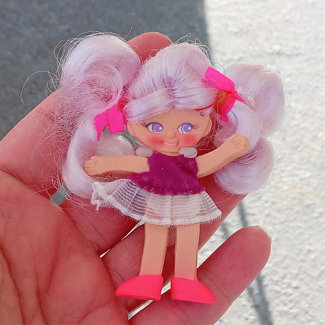 Vintage 1969 Mod Mini Ideal Flatsy Doll Blonde Hair Pigtails, Made in ...