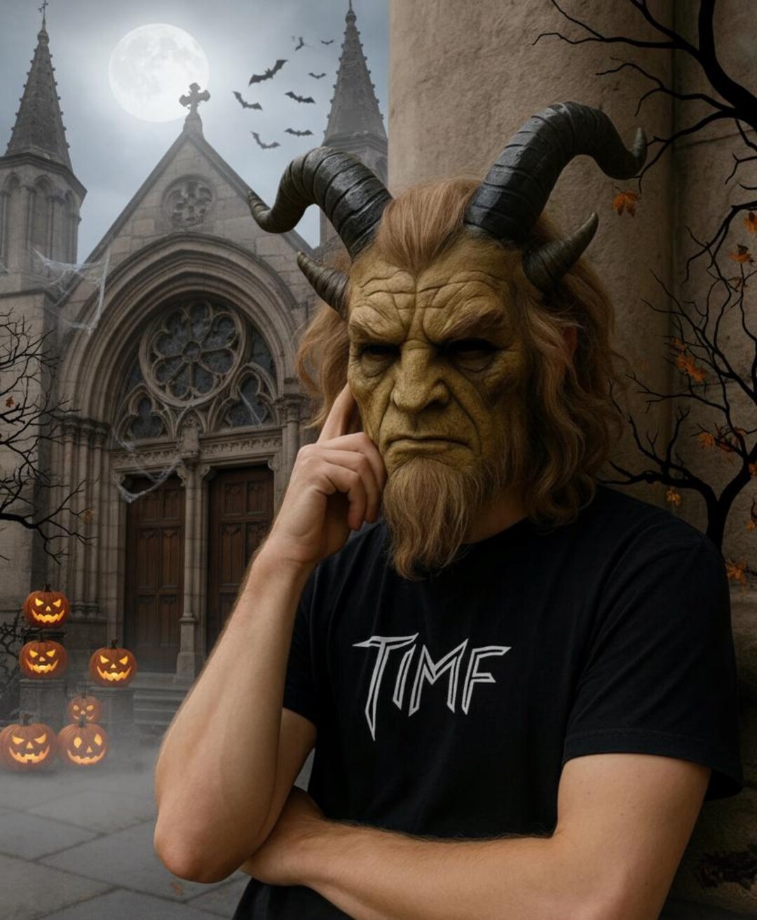 Handmade Halloween Beast Mask – Gothic Monster Masquerade & Cosplay ...