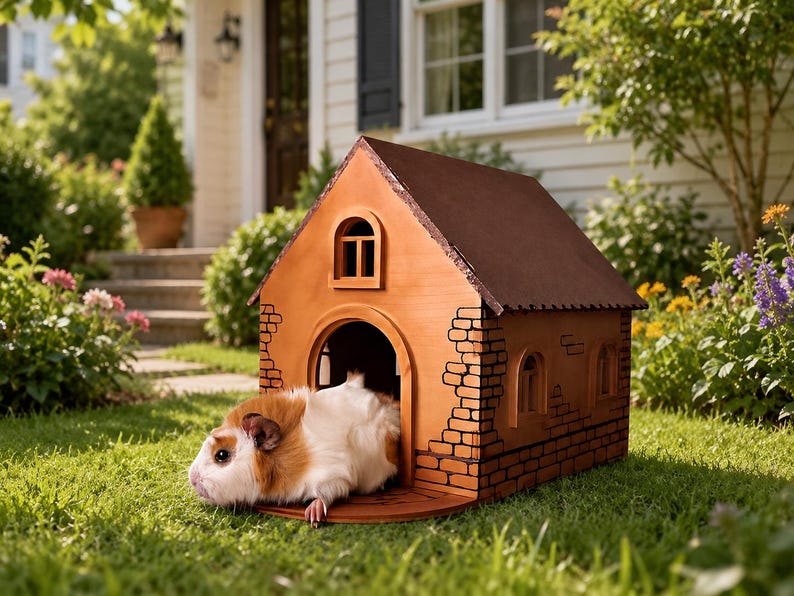 Rabbit House Laser Cut File : DXF CDR PDF Svg Ai Files (digital-instant ...