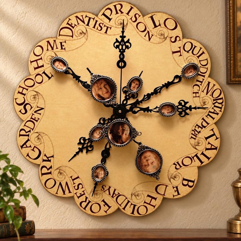 Weasley Home Clock - Etsy