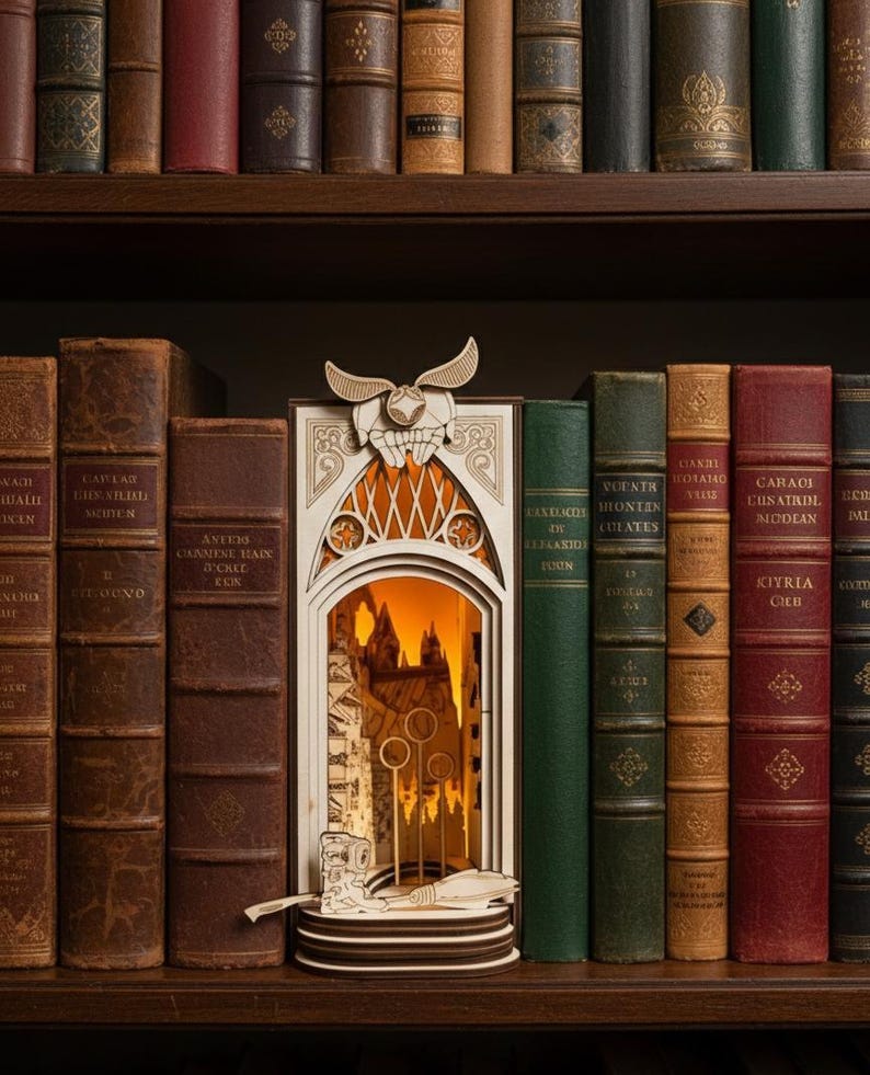 Quidditch Cup Book Nook Laser Cut File : DXF CDR PDF Svg Files (digital ...