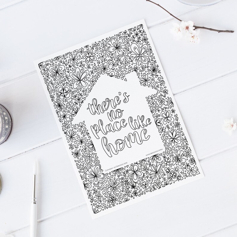 Colouring Sheet: There's No Place Like Home - Downloadable Colouring ...
