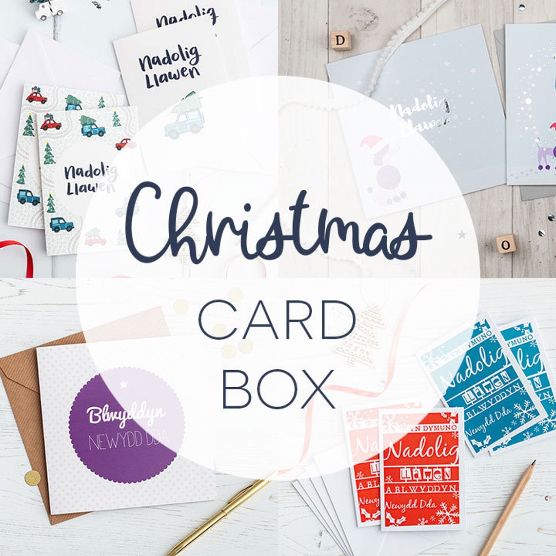 Welsh Christmas Card Bundle / Cardiau Nadolig Cymraeg - Etsy